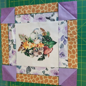 Cute Chipmunk 100% Cotton Fabric Panel Square Quilting - Etsy