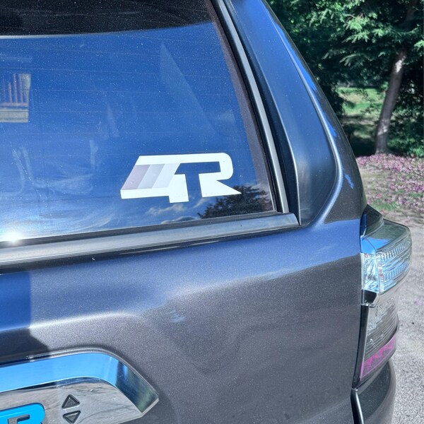 4runner T4R Badge Vinyl Decal Toyota Style Heritage Classic Retro ...