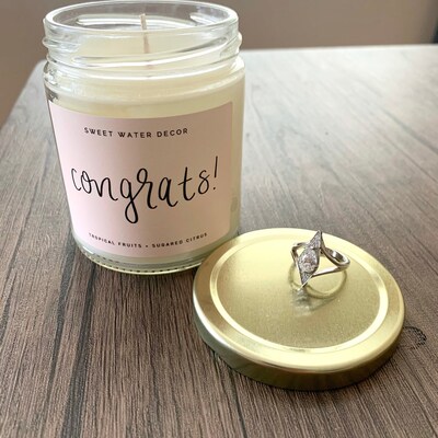 Congrats Candle Congratulations Gift Candle Congrats Soy Candle ...