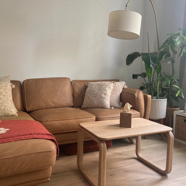 Modern Coffee Table - Aesthetic Coffee Table - Wooden Oak Coffee Table ...