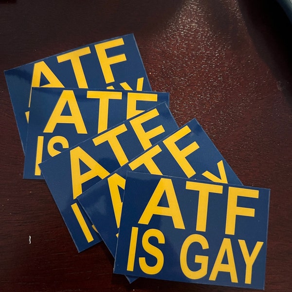 ATF Decal Atf Sticker Atf Dog Funny Sticker Gun Sticker Aft Arm Brace ...