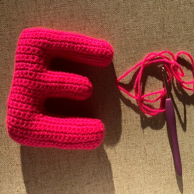 Crochet Pattern: Alphabet Capital Letters, Soft Letters, Play Letters ...