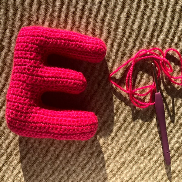 Crochet Pattern: Alphabet Capital Letters, Soft Letters, Play Letters ...