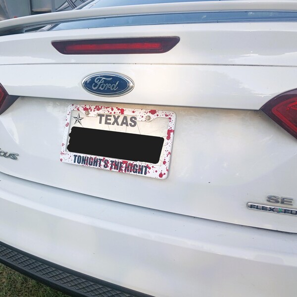 Mote It Be License Plate Frame Moon Phases Goddess Color Changing ...