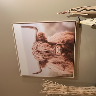 Highland Cow Print Landscape Print Nordic Decor Rustic Wall Art ...