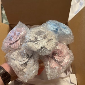 Book Page Paper Flowers Handmade to Order With Custom Colors Quantity 6 ...