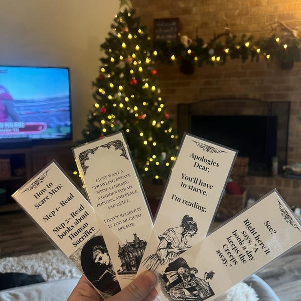 Snarky Laminated Bookmarks: Funny Reader Gift - Etsy