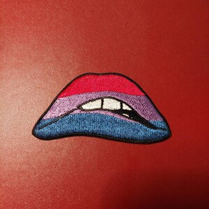Asexual Pride Lips Patch - Etsy