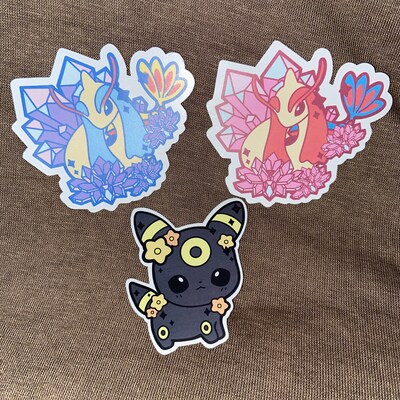 Crystal Water Pokemon Milotic Stickers - Etsy