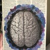Anatomical Brain Art, Art for Dorm Room, Gothic Home Decor, Goth Wall ...