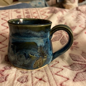 Multi-colored Mason Stain Hand Carved Tumbler Blue Green - Etsy