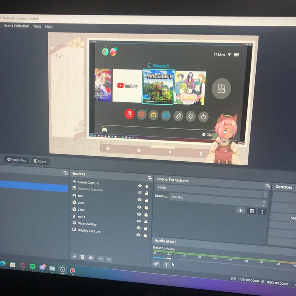 Lofi Switch Beige Overlay Pack - 4 Animated Screens, 3 Still Screens, 4 ...