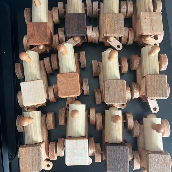 Custom Handmade Wooden Train Set - Etsy