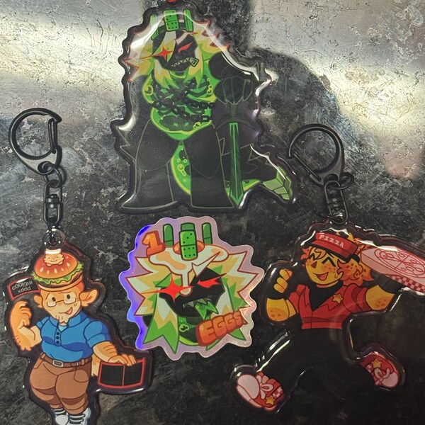 Fear and Hunger Termina God Vinyl Stickers - Rher, Gro-goroth, Sylvian ...