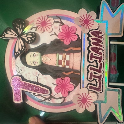 Personalized 3D Cake Topper, Anime Cake Topper, Manga Cake Topper ...