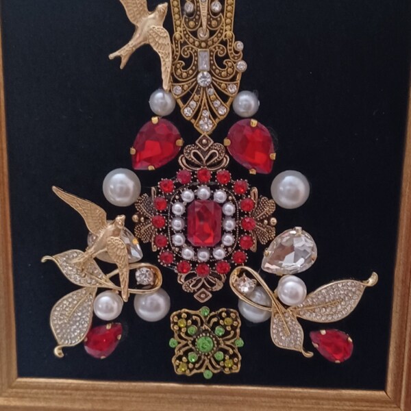 Lovely Jewelry Art Angel Framed 5x7 - Etsy