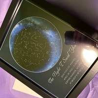 Custom Star Map, Realistic Night Sky Map, Custom Star Poster ...