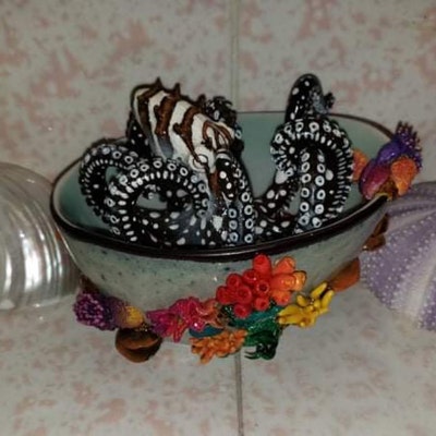 CELESTIA No.37 Octopus Tea Cup Signature Series Three Hand Sculpted ...