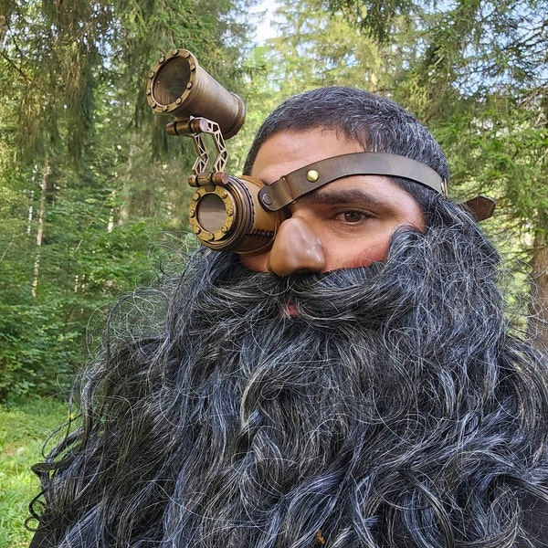 Leather Steampunk Goggles "watchmaker" - Etsy