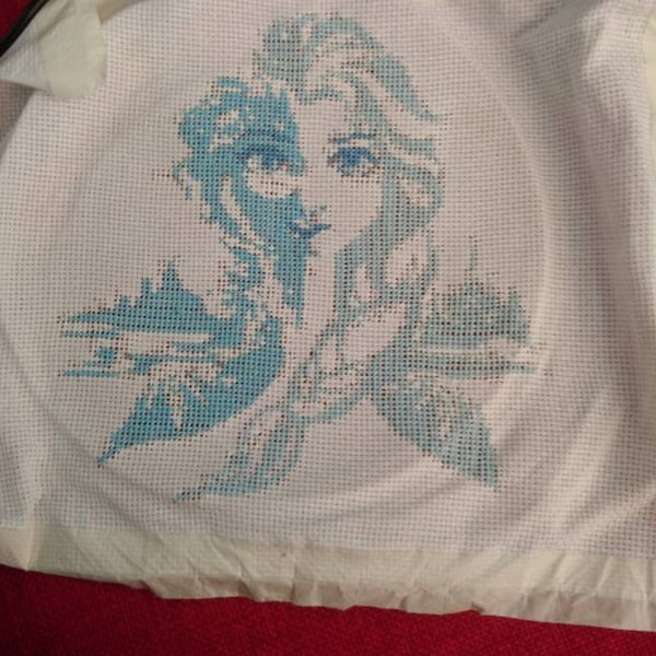 Elsa Cross Stitch Pattern - Etsy