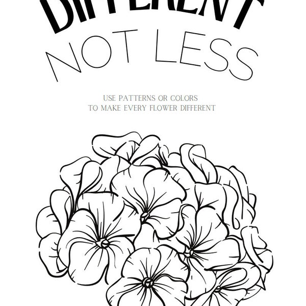 Neurodiversity & Disability Affirming Coloring Pages | Autism ...