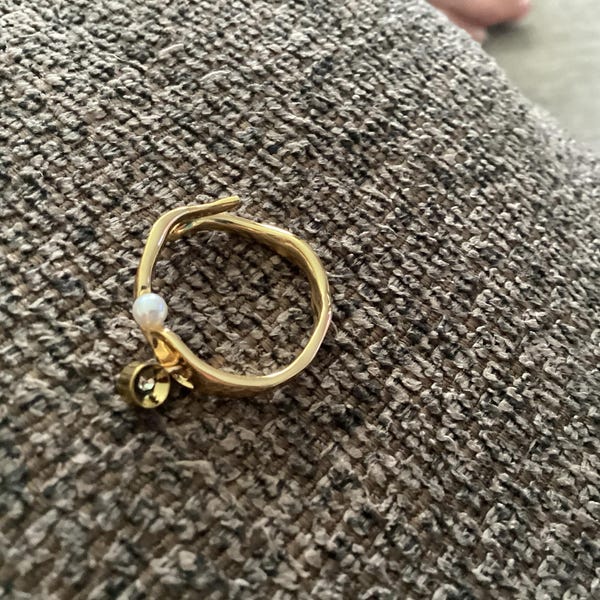 Permanent Cutting Gold Ring 16K Gold Plated Permanent Rings Gift for ...