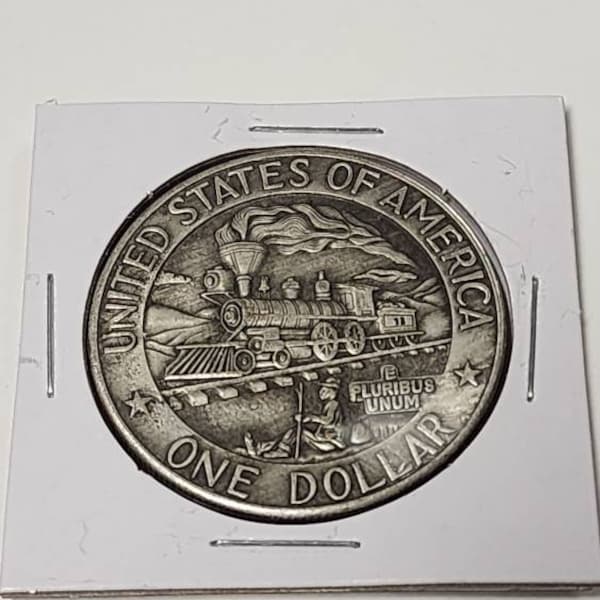 Hand Carved Skullhead Hobo Dollar Coin Authentic Currency - Etsy