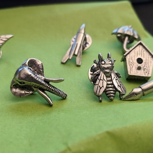 Elephant Head Lapel Pin CC458 Zoo and Safari Animal Gifts and Pins - Etsy