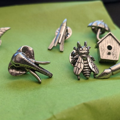 Elephant Head Lapel Pin CC458 Zoo and Safari Animal Gifts and Pins - Etsy