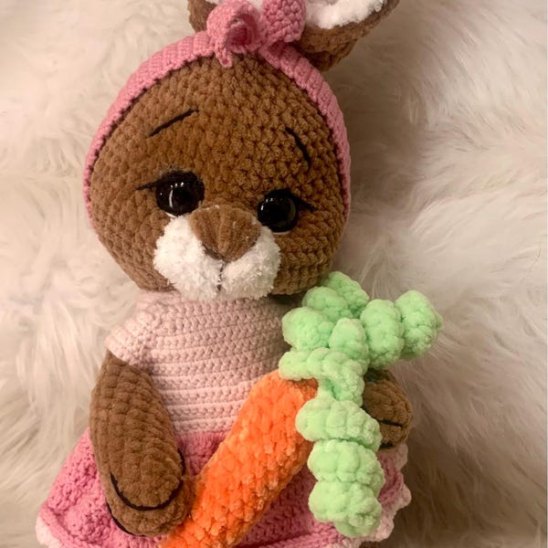 Crochet Bunny Pattern / Stuffed Bunny / Crochet Animals / Amigurumi ...