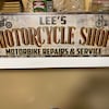 Personalized Motorcycle Shop Garage Sign Mechanic Repair Motorbike Man ...