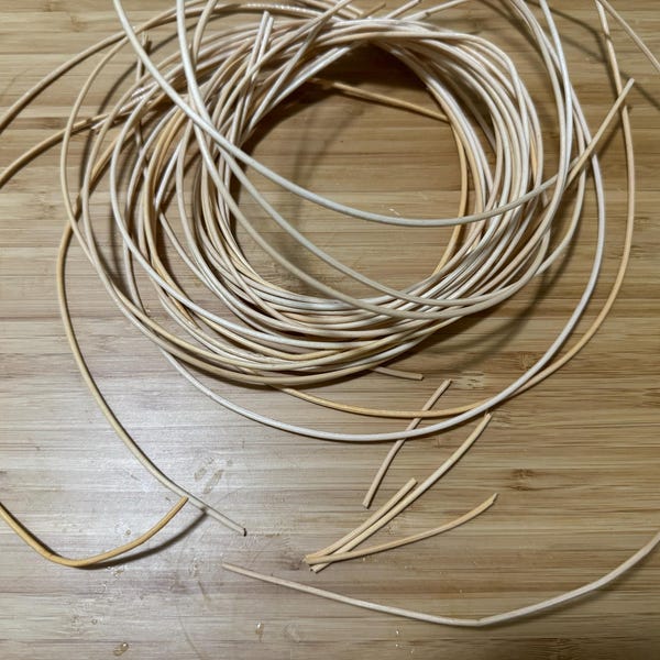 D4mm Rattan Spline Natural Rattan, Rattan Repair Rattan Chair, Caning ...