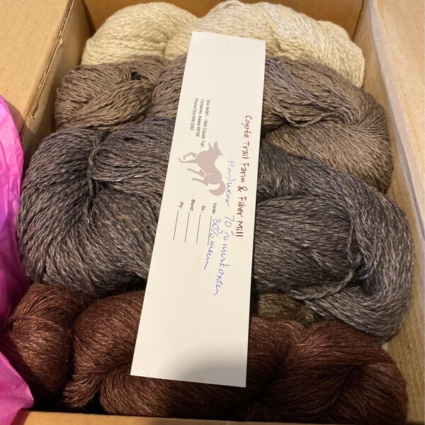 Chernofski Harbor Sheep 50% , Raw Merino 50per. blanks/130yds/3oz/1ply ...