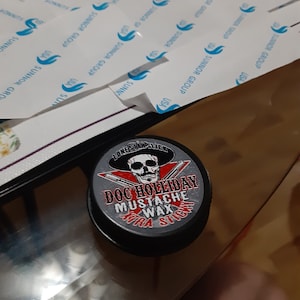 DOC HOLLIDAY Super Extra Sticky Super Hold Stiff Mustache & Beard Wax 1 ...
