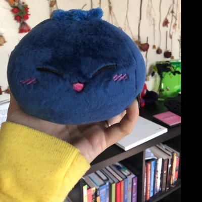 One 1 Blueberry Cutie Foodies Original 3.5 Berry Soft Minky Blob Plush ...