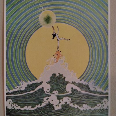 Vintage Rabbit Fine Art Japanese Year of the Rabbit Color - Etsy