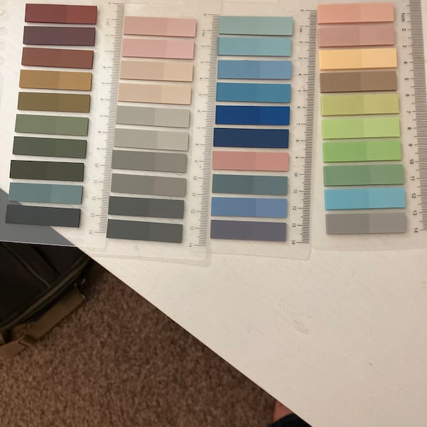 Transparent Sticky Annotation Tabs for Annotating Book Variety Color ...