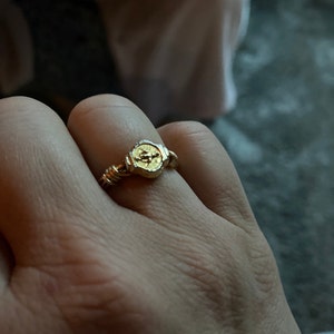 Wire Wrapped Jesus Ring Divine Mercy | Etsy