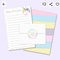 Personalized Princess Calling Cards, Girls Square Stickers or Gift Tags ...