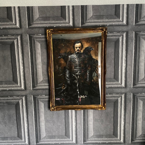 Black Pink Flamingo Vintage Oil Painting, Vintage Flamingo Art Poster ...