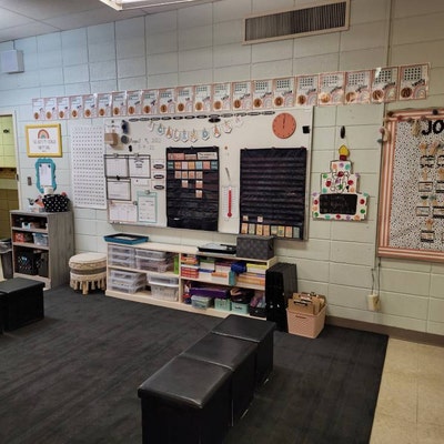 Boho Tropics Where Are We Classroom Door Sign editable - Etsy