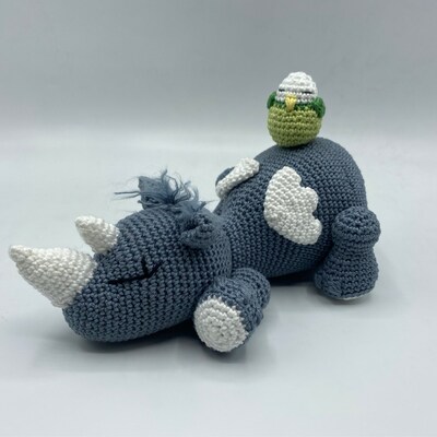 Crochet Pattern Raji the Rhinocorn Amigurumi Rhinocorn - Etsy