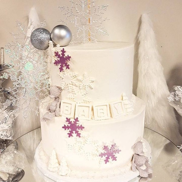 Glitter Snowflake Clipart, Red Glitter Snowflakes, Commercial Use, Red ...