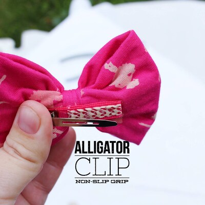 100 Solid Lined Alligator Clips, 45mm Lined Clips, No Slip Hair Clip ...