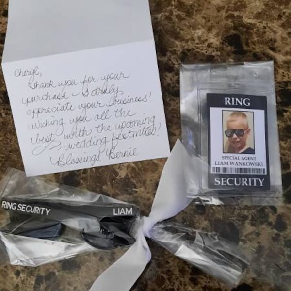 Top Secret Case, Secret Agent, Ring Bearer Gift, Ringbearer Gift, Ring ...