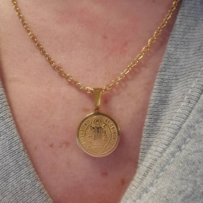 Men's Necklace Double Layered Box Chain Necklace 3mm Masculine Chain ...