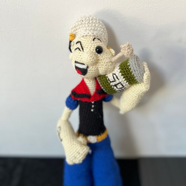 PDF Crochet Pattern Popeye Amigurumi English German Spanish - Etsy ...
