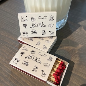 Custom Matchbox Design, Matchbox Template, Personalized Matches for ...