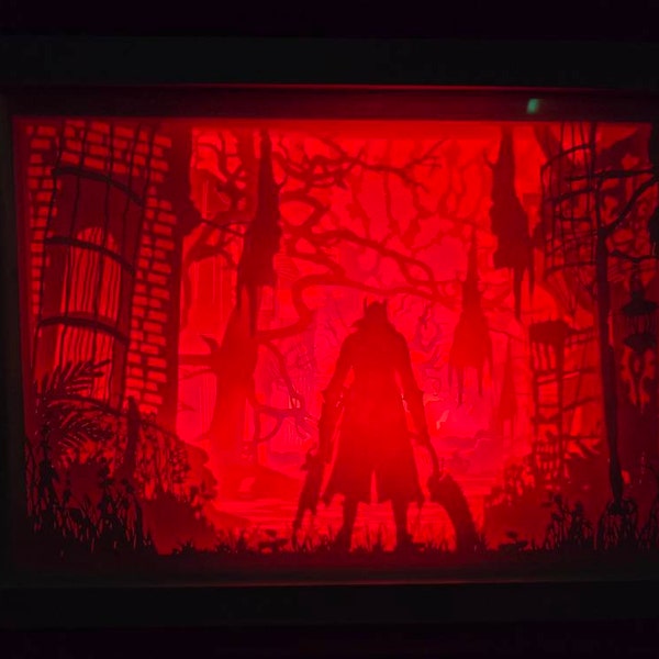 Fallout Light Box | Gaming Room Decor | Gaming Night Light - Etsy