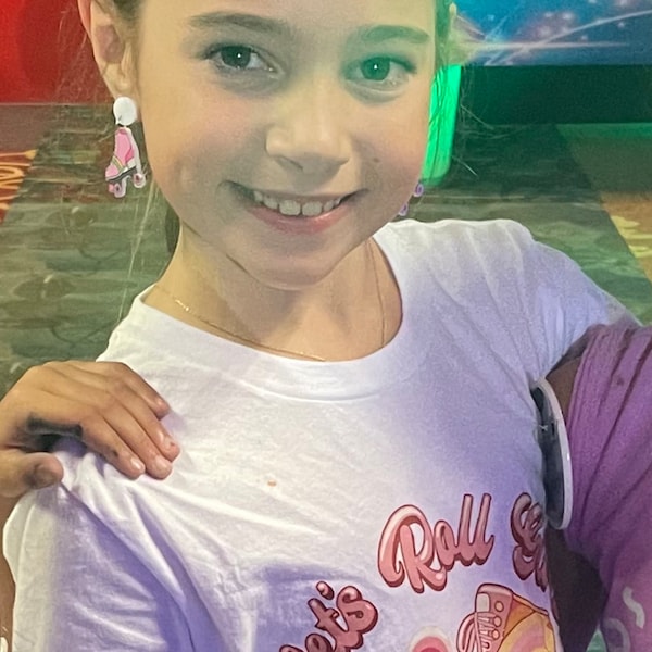 Let's Roll Girls Shirt, Roller Girl T-shirt,roller Skating Shirt,roller ...